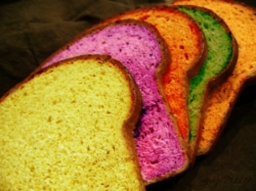 Colored Bread | hubpages