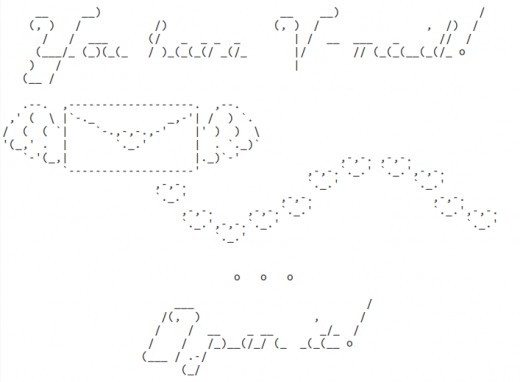 Valentine's Day Teddy Bears, Hearts and Flowers in ASCII Text Art ...