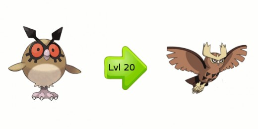 Hoothoot Evolution Chart