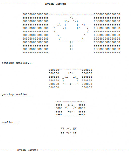 Happy Canada Day ASCII Text Art