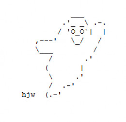 Ghosts, Spirits, Phantoms and Spooks in ASCII Text Art