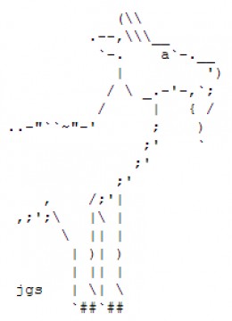 Year of the Goat: Happy New Year ASCII Text Art | hubpages