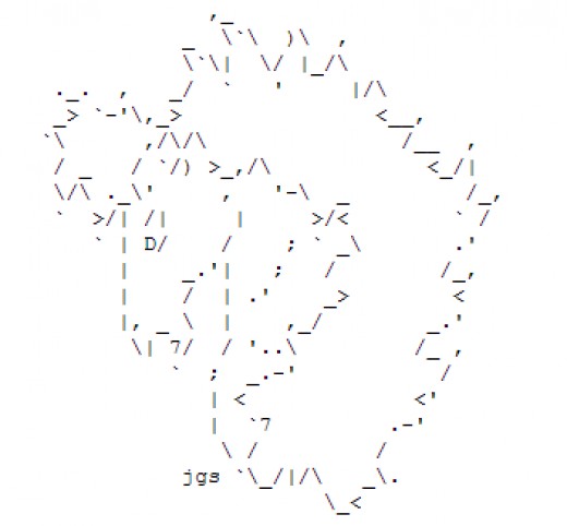 Year of the Horse: Happy New Year ASCII Text Art | hubpages