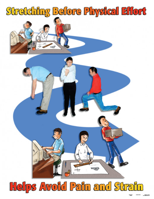Exercise Made Fun and Safe - Work Safety - Stretching Posters | HubPages