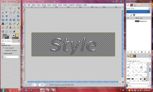 How to Create Glossy Chrome Text with GIMP | HubPages