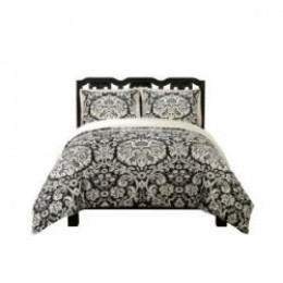 Black and White Damask Bedding